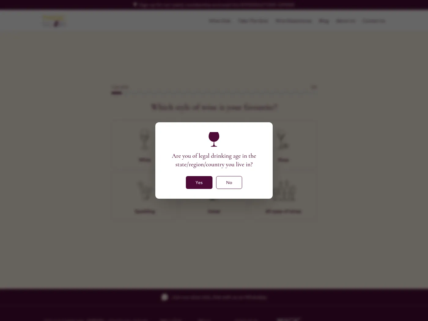Wine Quiz Clone
