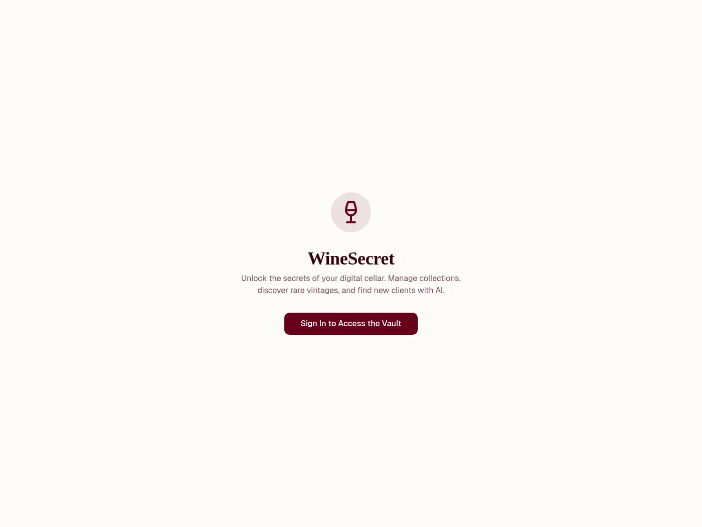WineSecret Clone