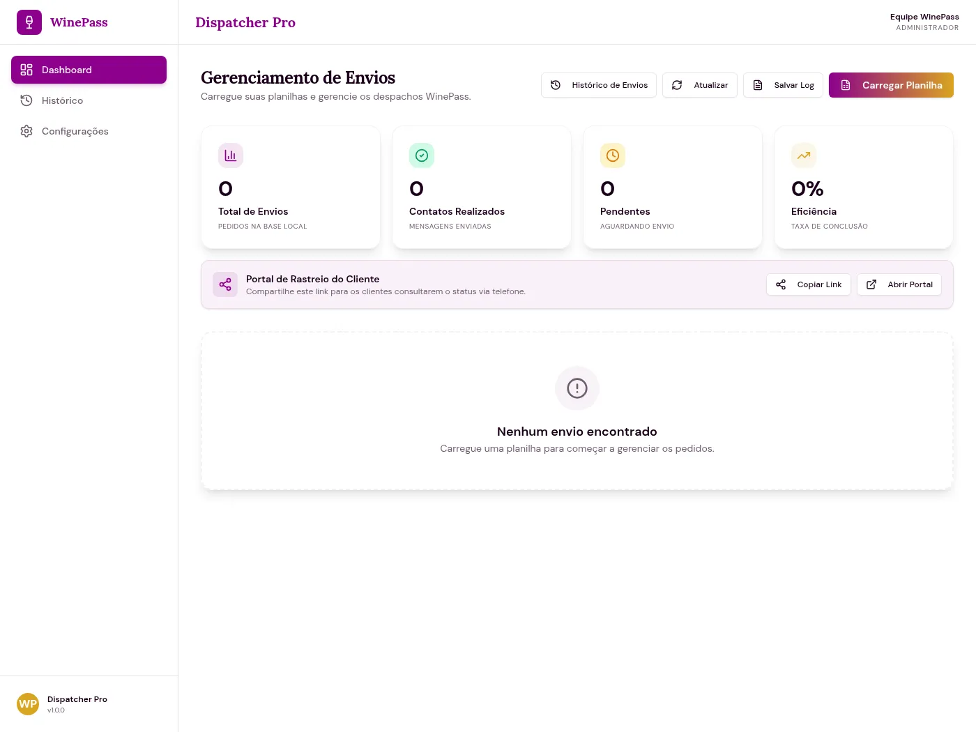 WinePass Dispatcher Pro