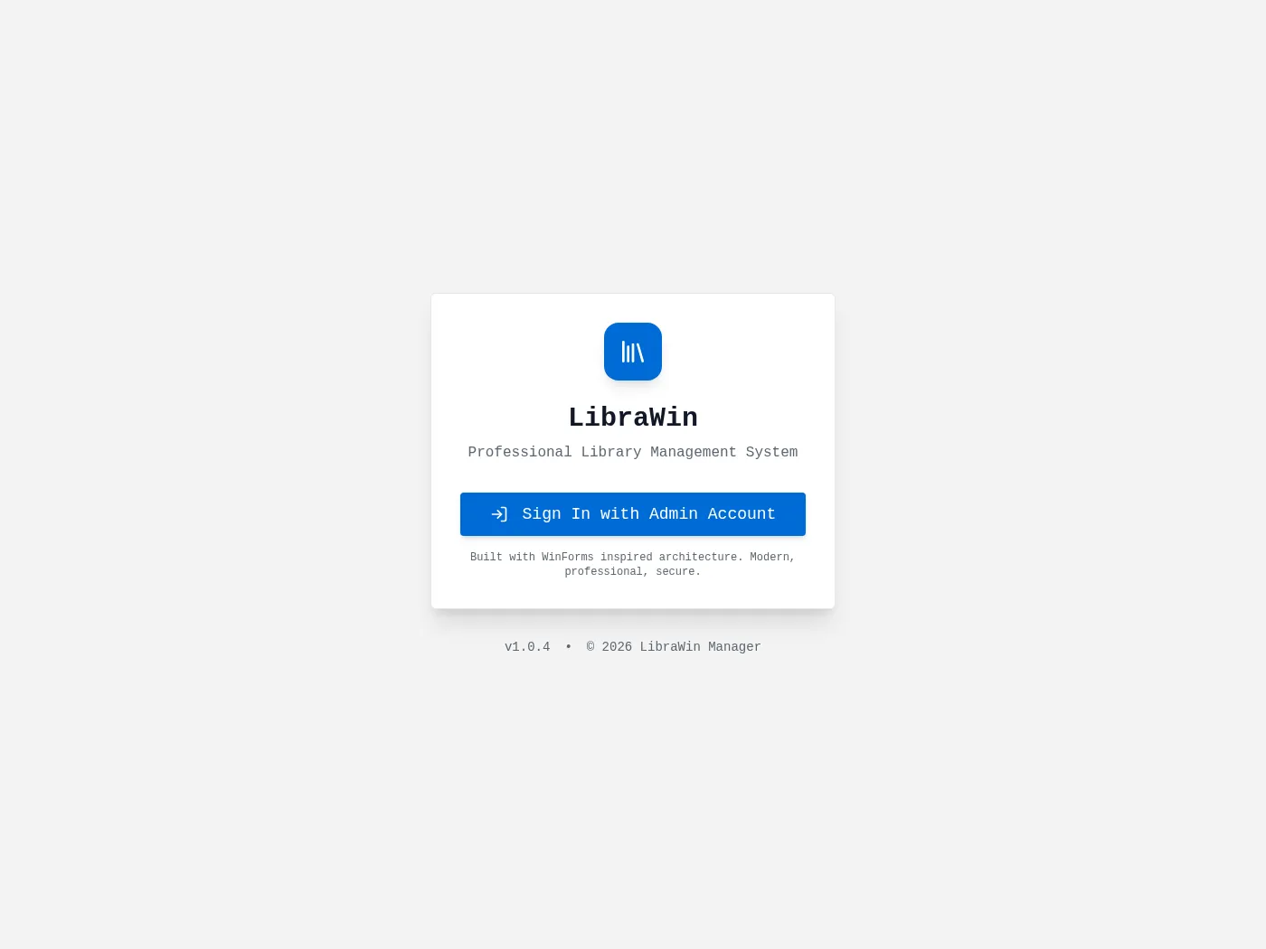 LibraWin Manager