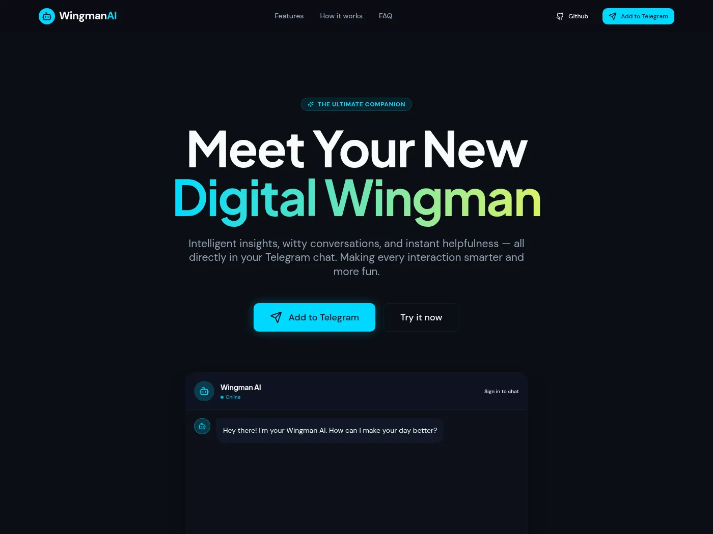 Wingman AI Bot