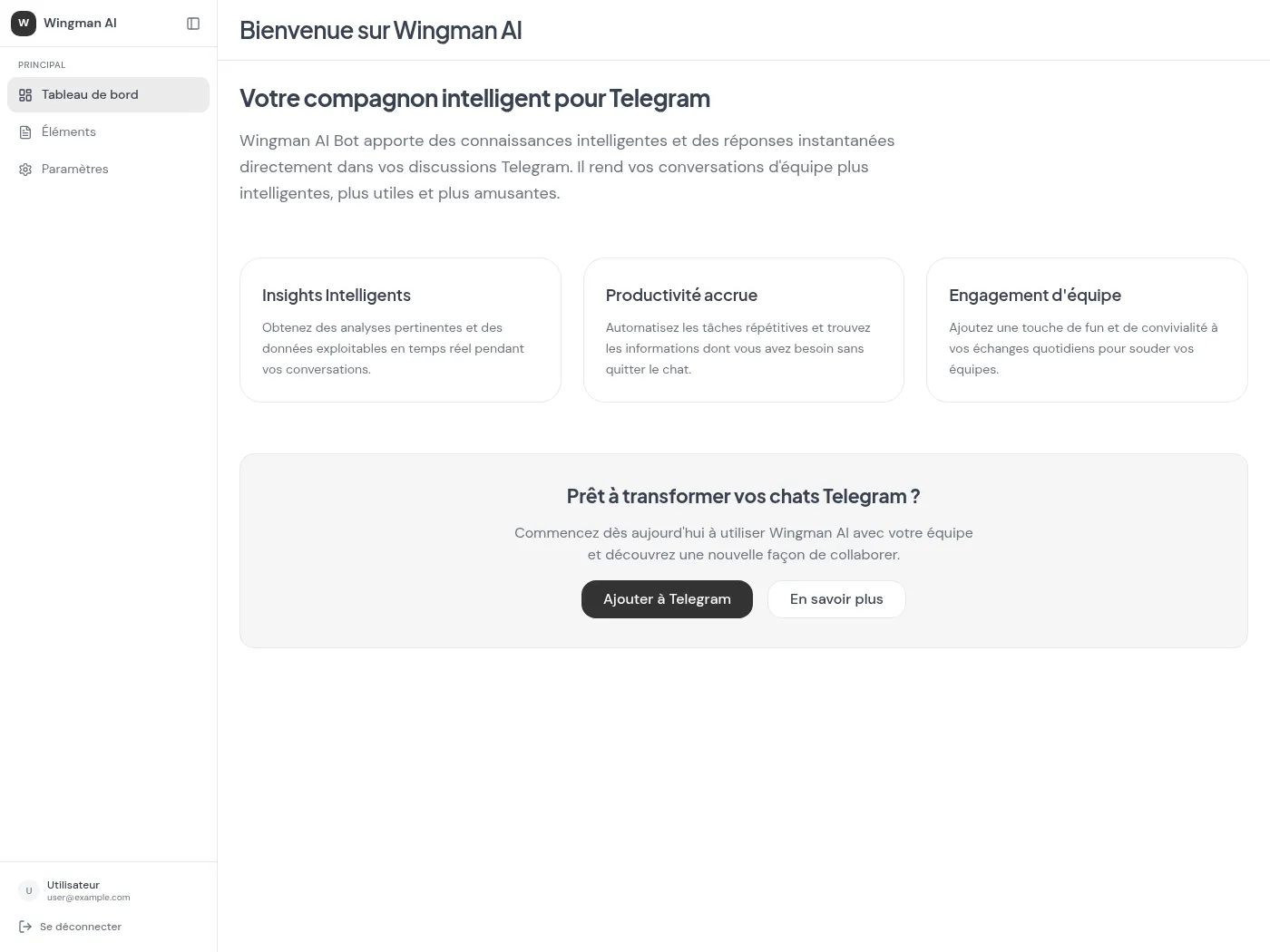 Wingman AI Bot