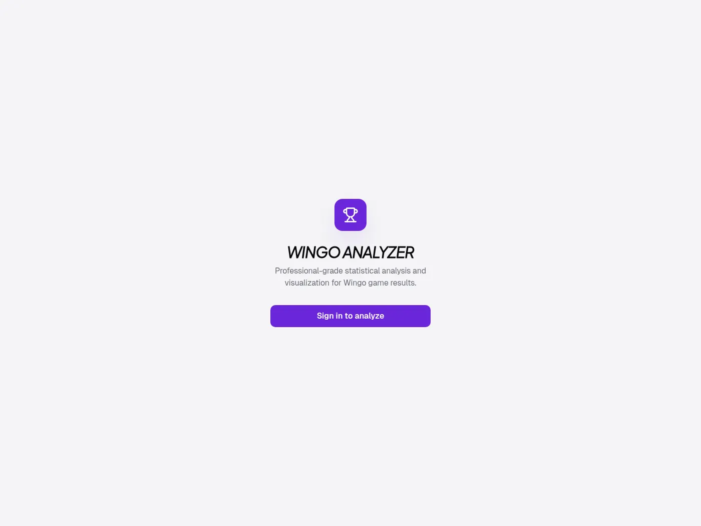 Wingo Analyzer
