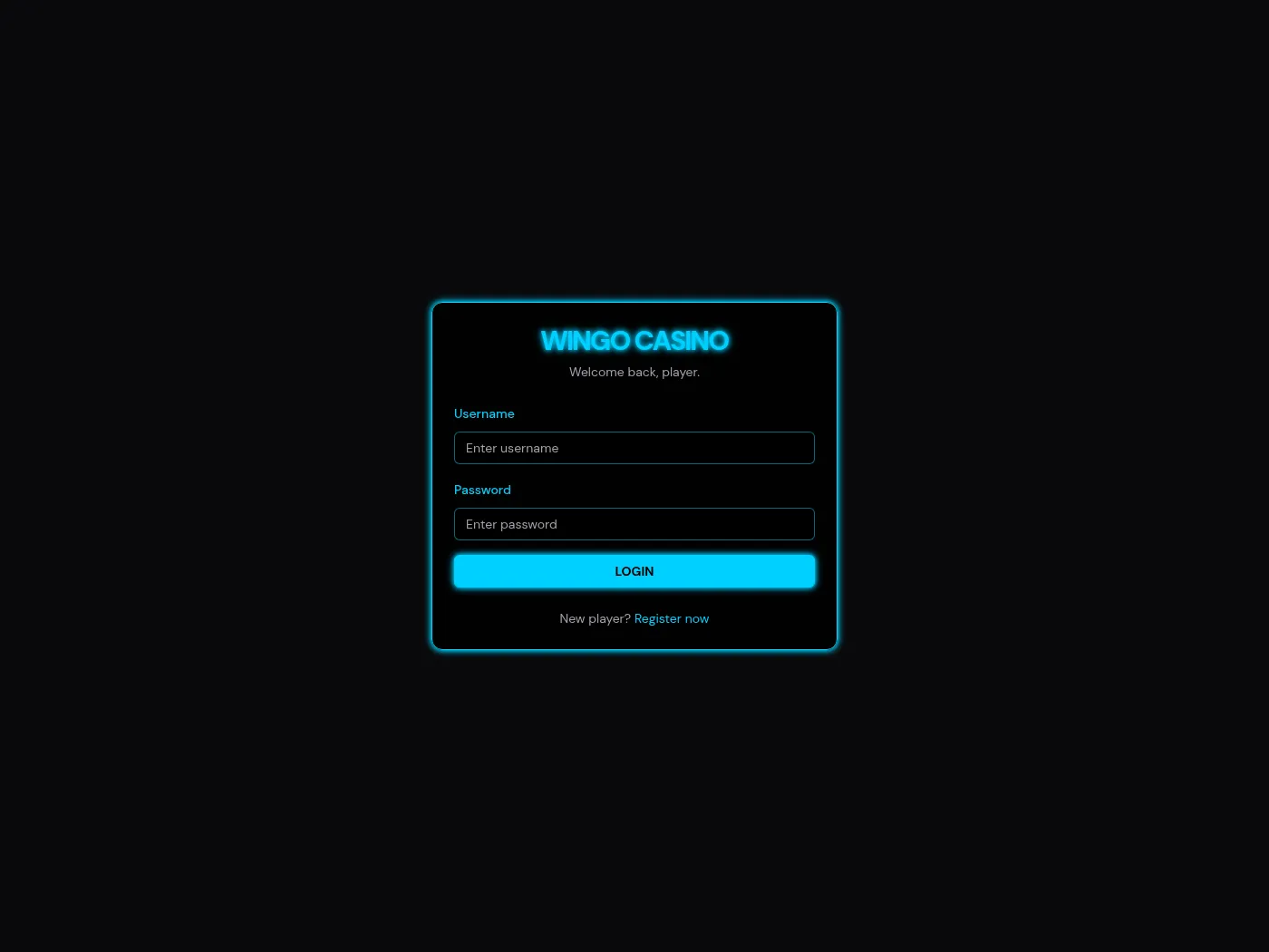 Wingo Casino Platform