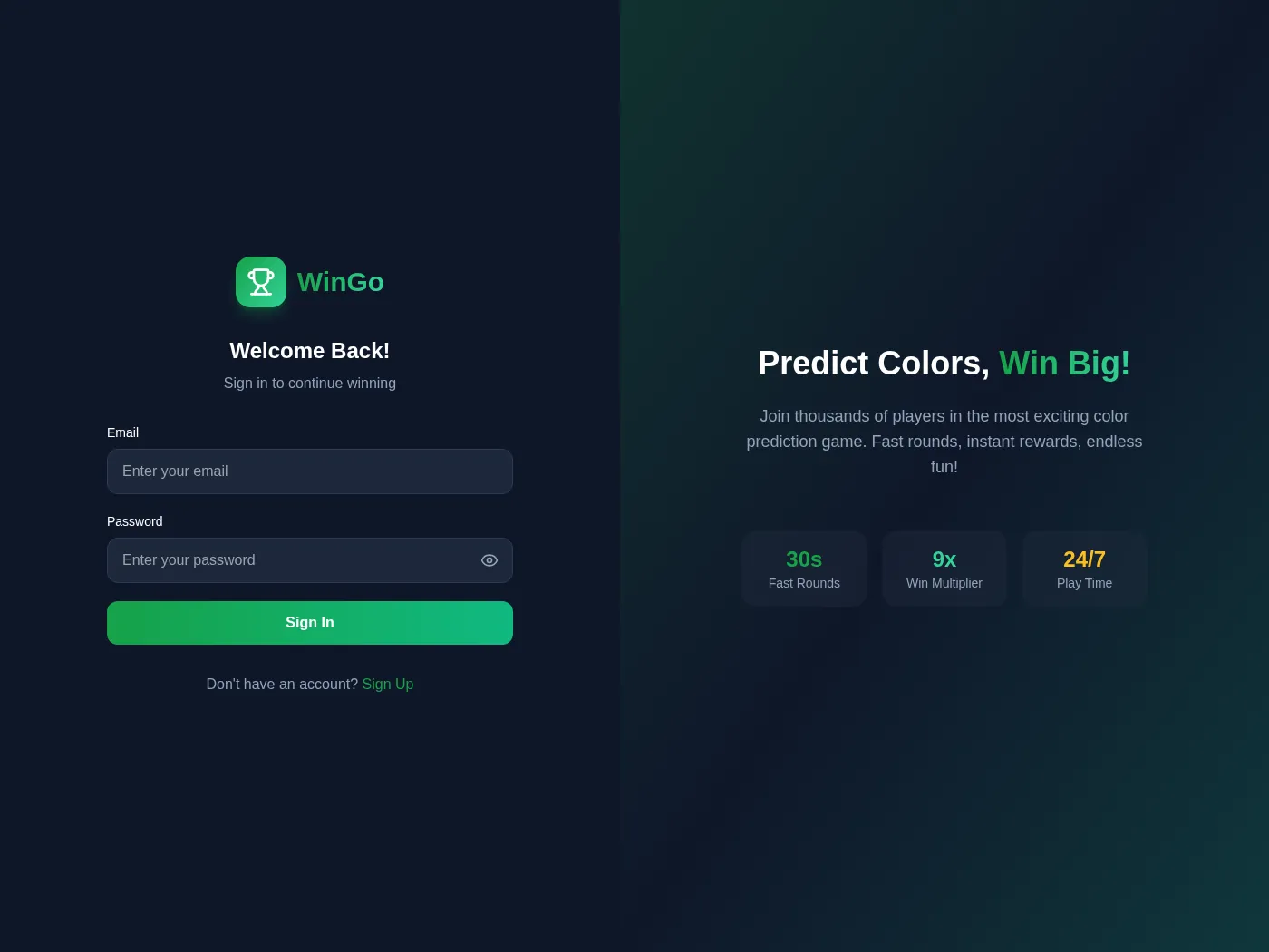 WinGo Game Platform