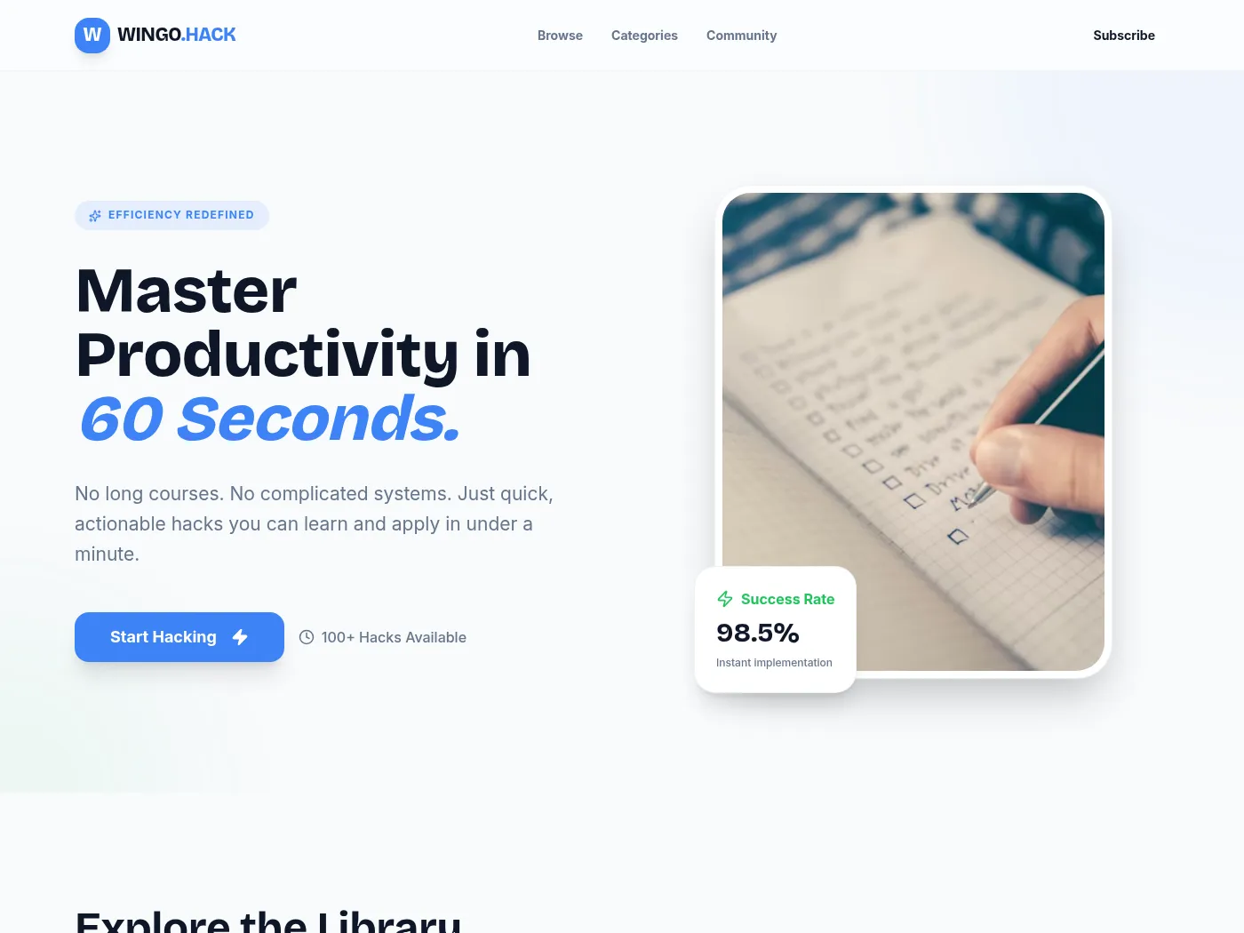 Wingo 1 Minute Hack