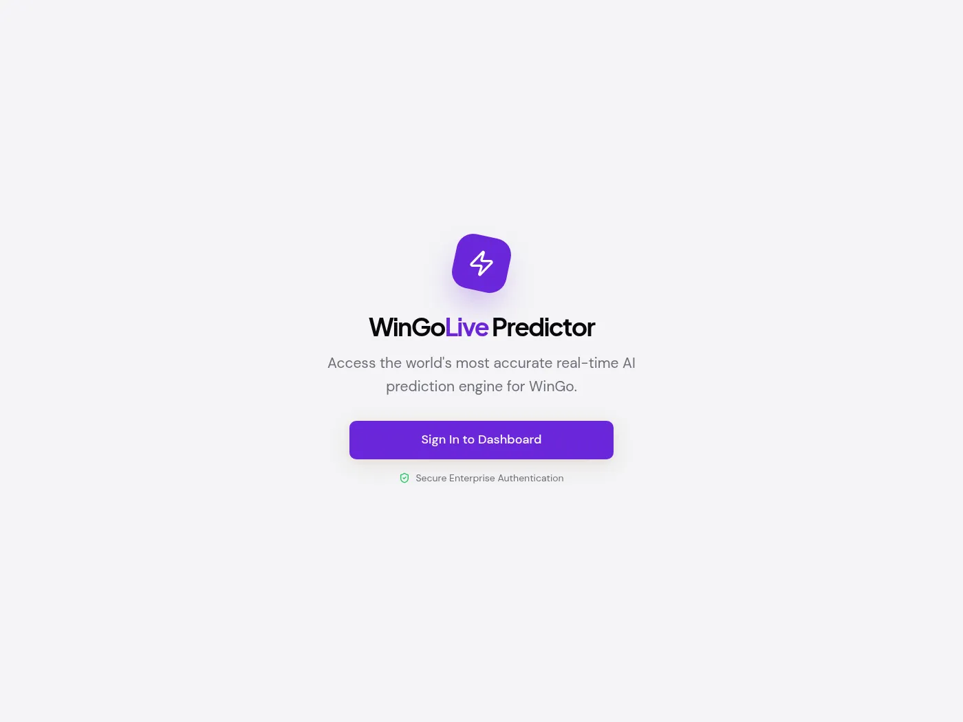 WinGo Live Predictor