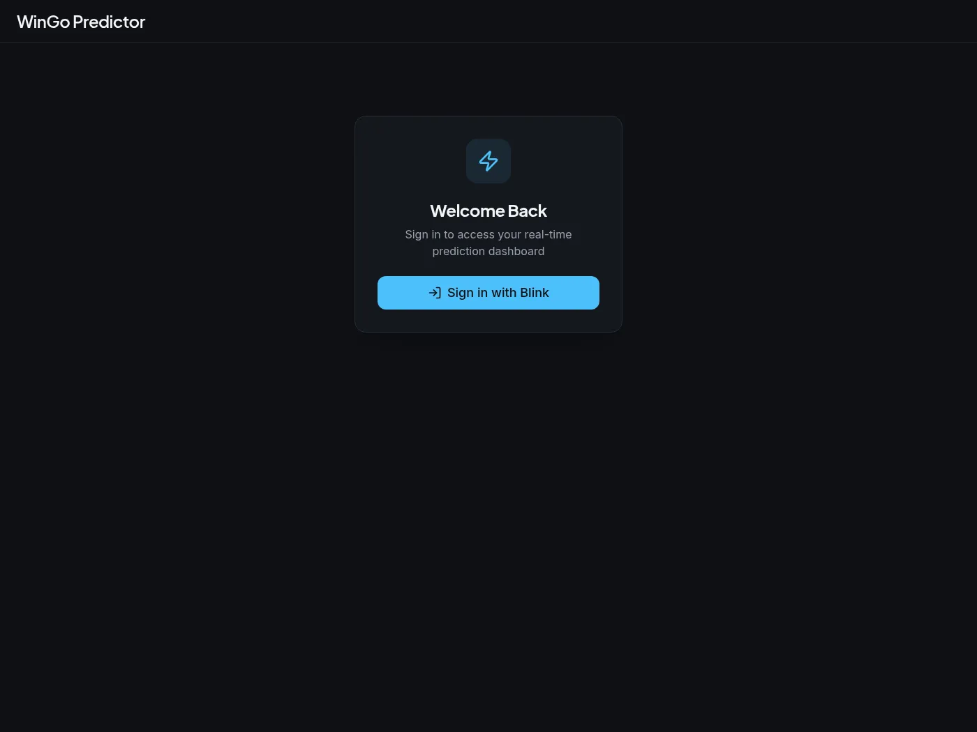 WinGo Live Predictor