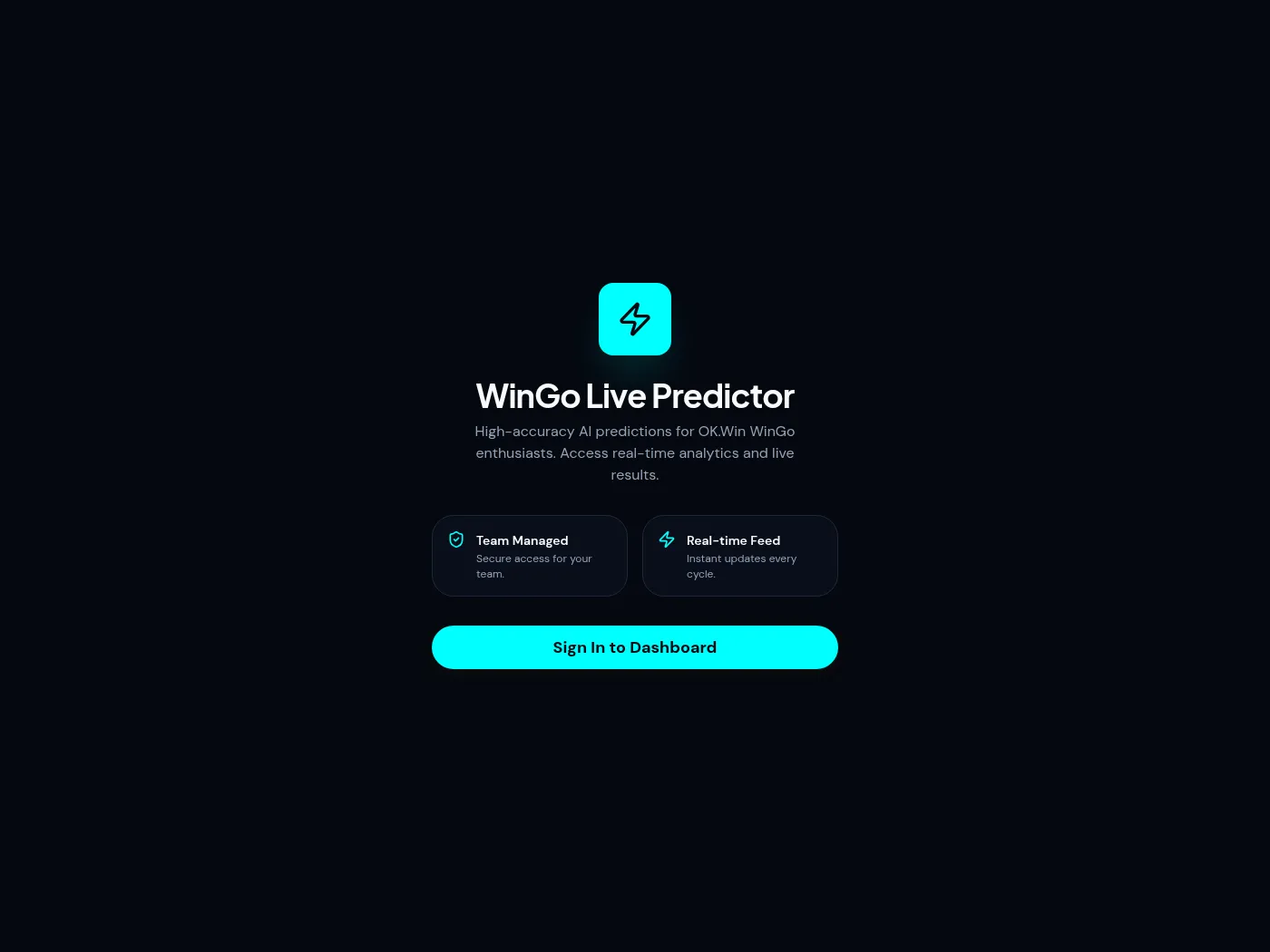 WinGo Live Predictor