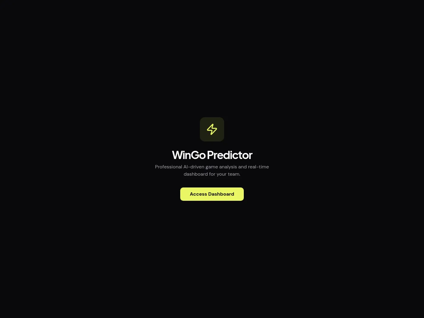 WinGo Live Predictor