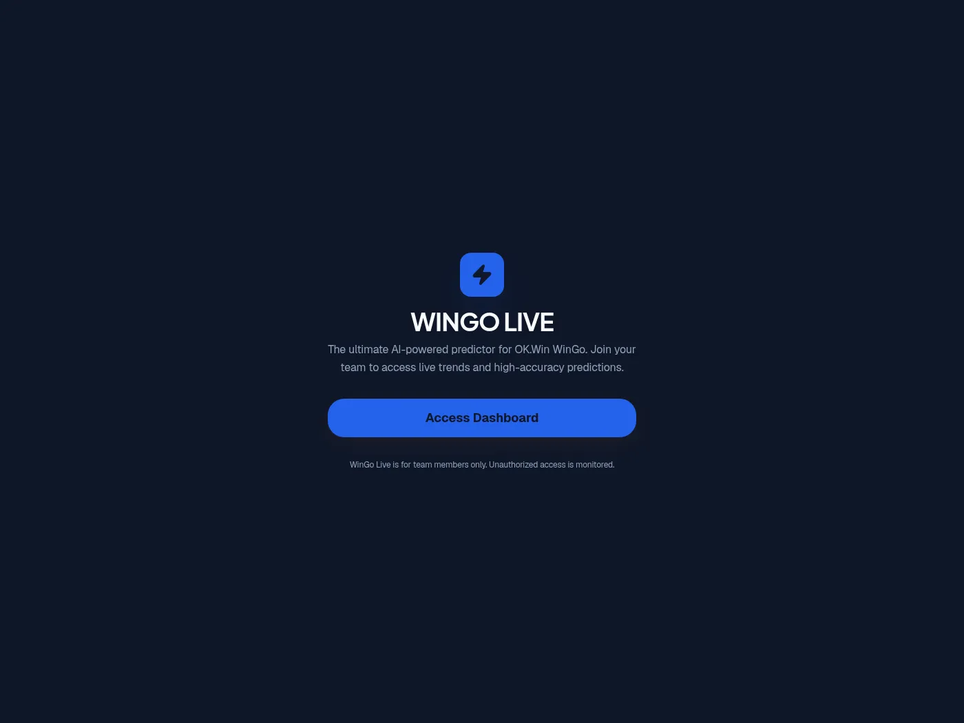 WinGo Live Predictor
