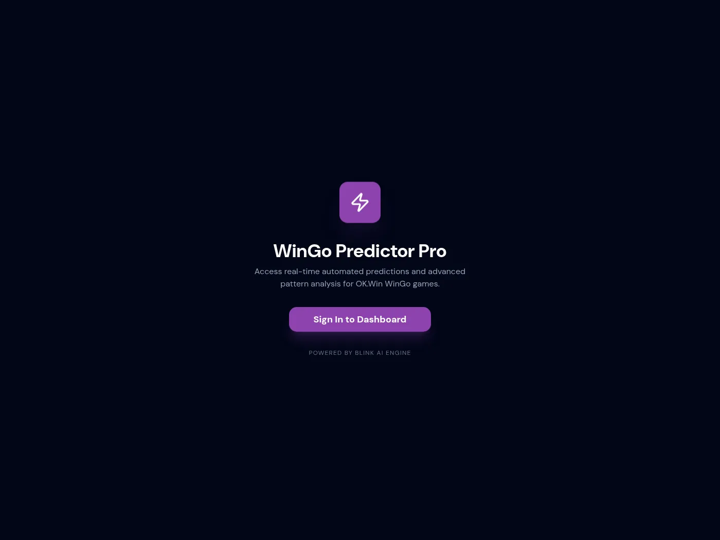 WinGo Live Predictor