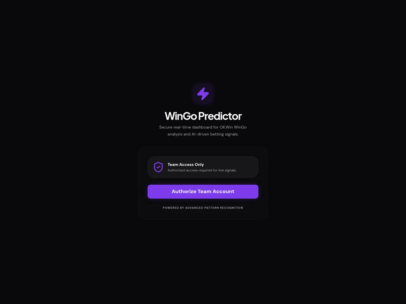 WinGo Live Predictor