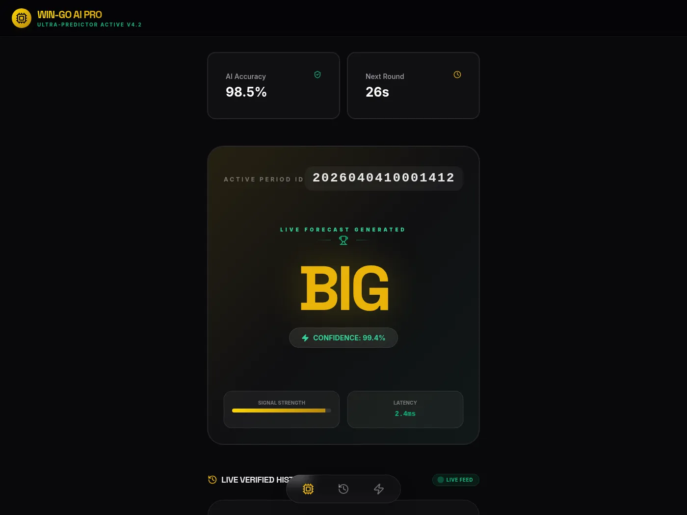WinGo Live Predictor