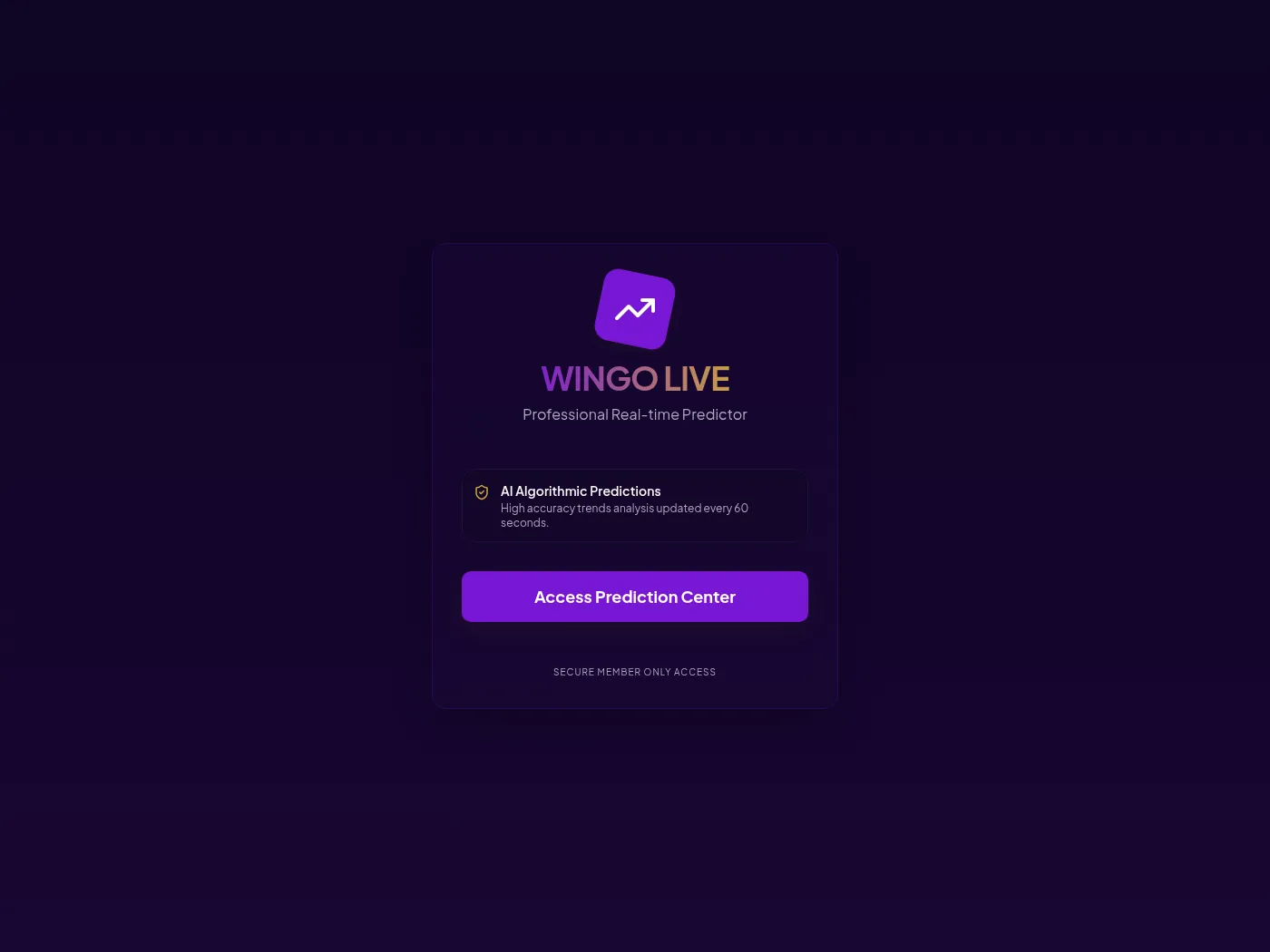 Wingo Live Predictor
