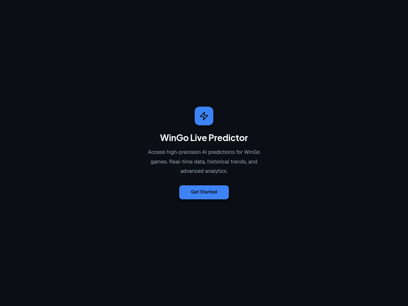 WinGo Live Predictor