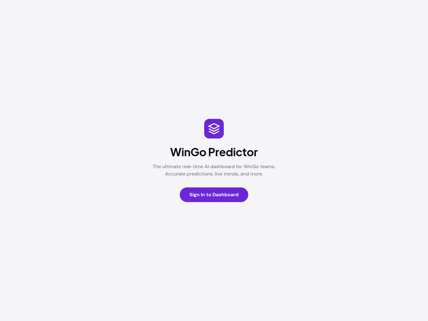 WinGo Live Predictor