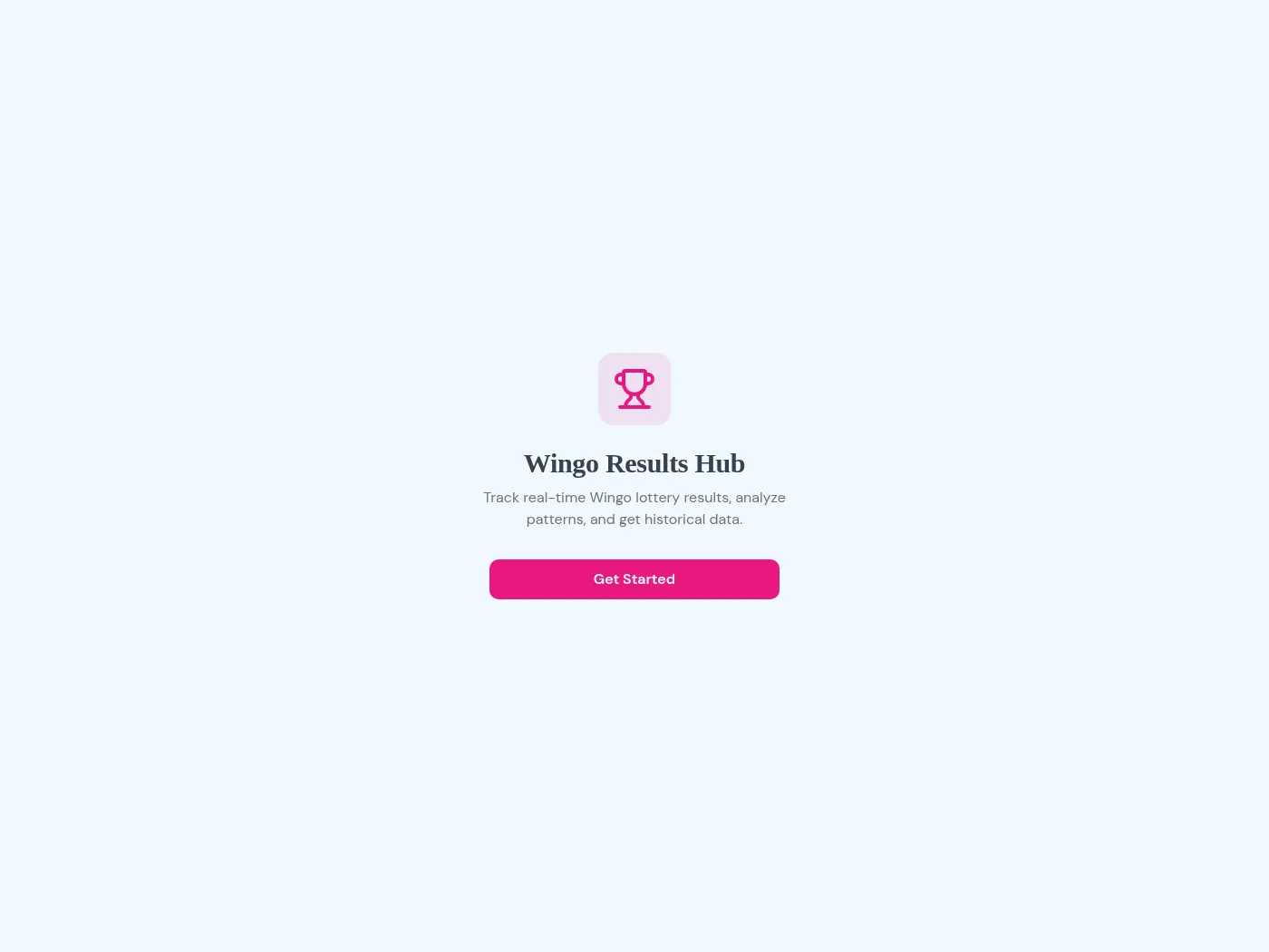 Wingo Results Hub