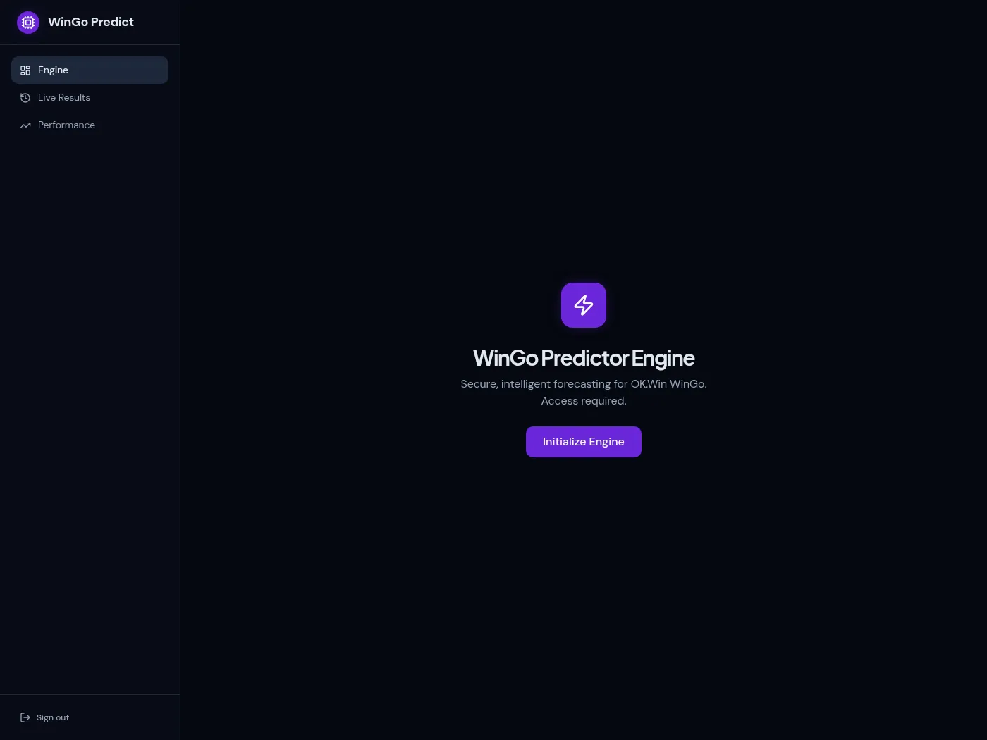 WinGo Predictor Engine