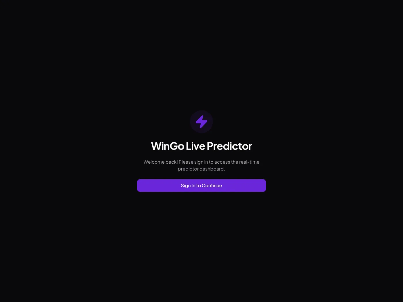 WinGo Live Predictor