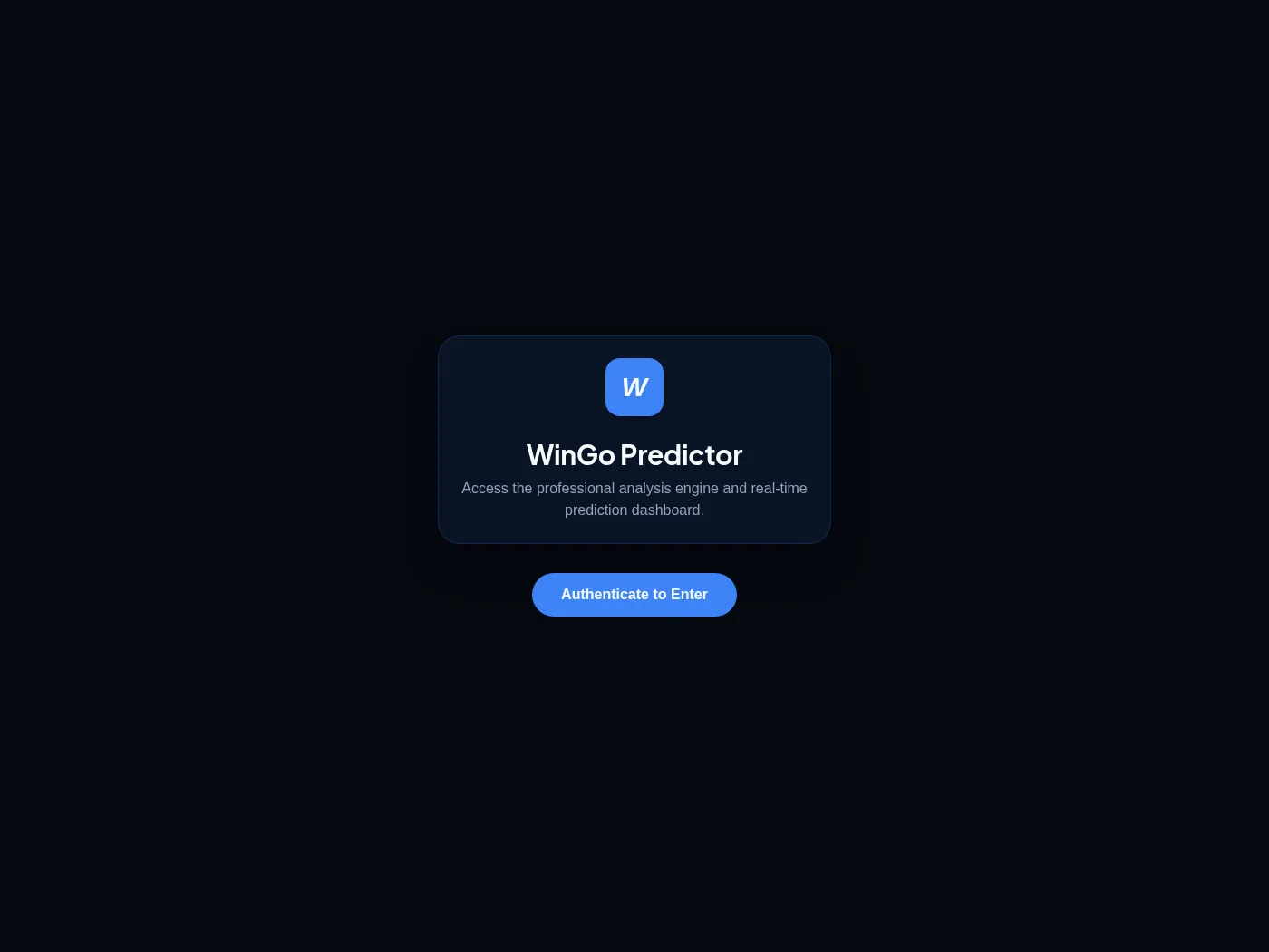 WinGo Predictor Engine