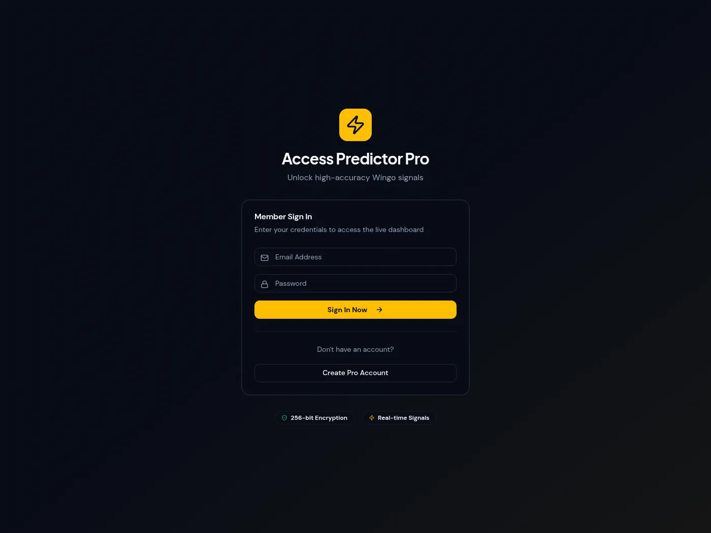 Wingo Predictor Pro
