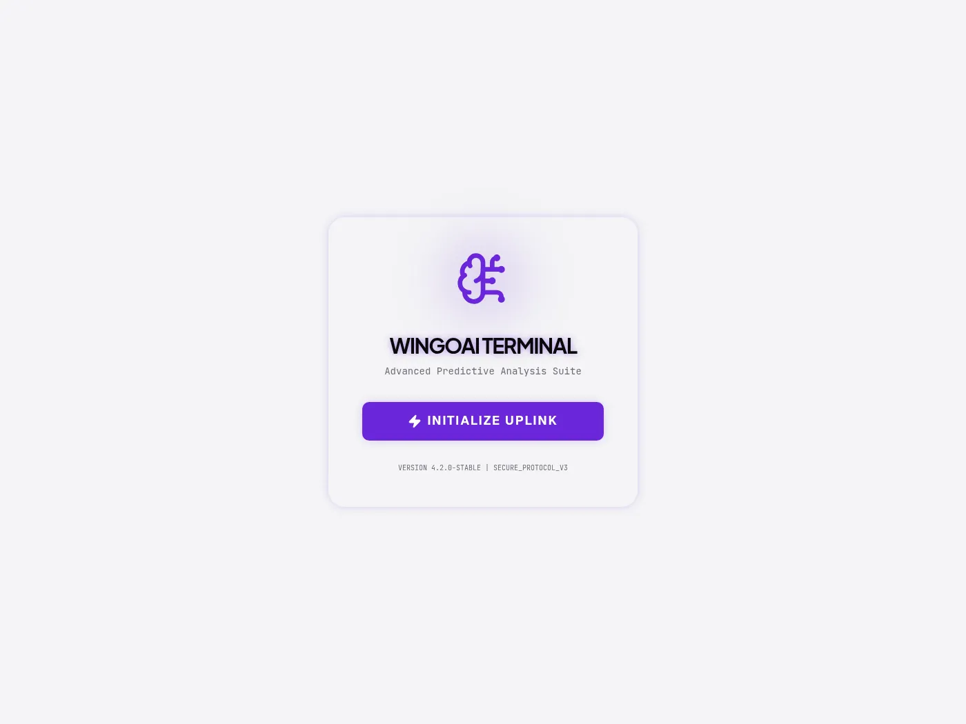 WingoAI Analytics Terminal