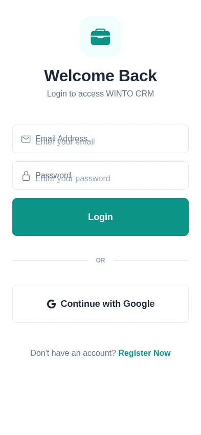 WINTO CRM Mobile