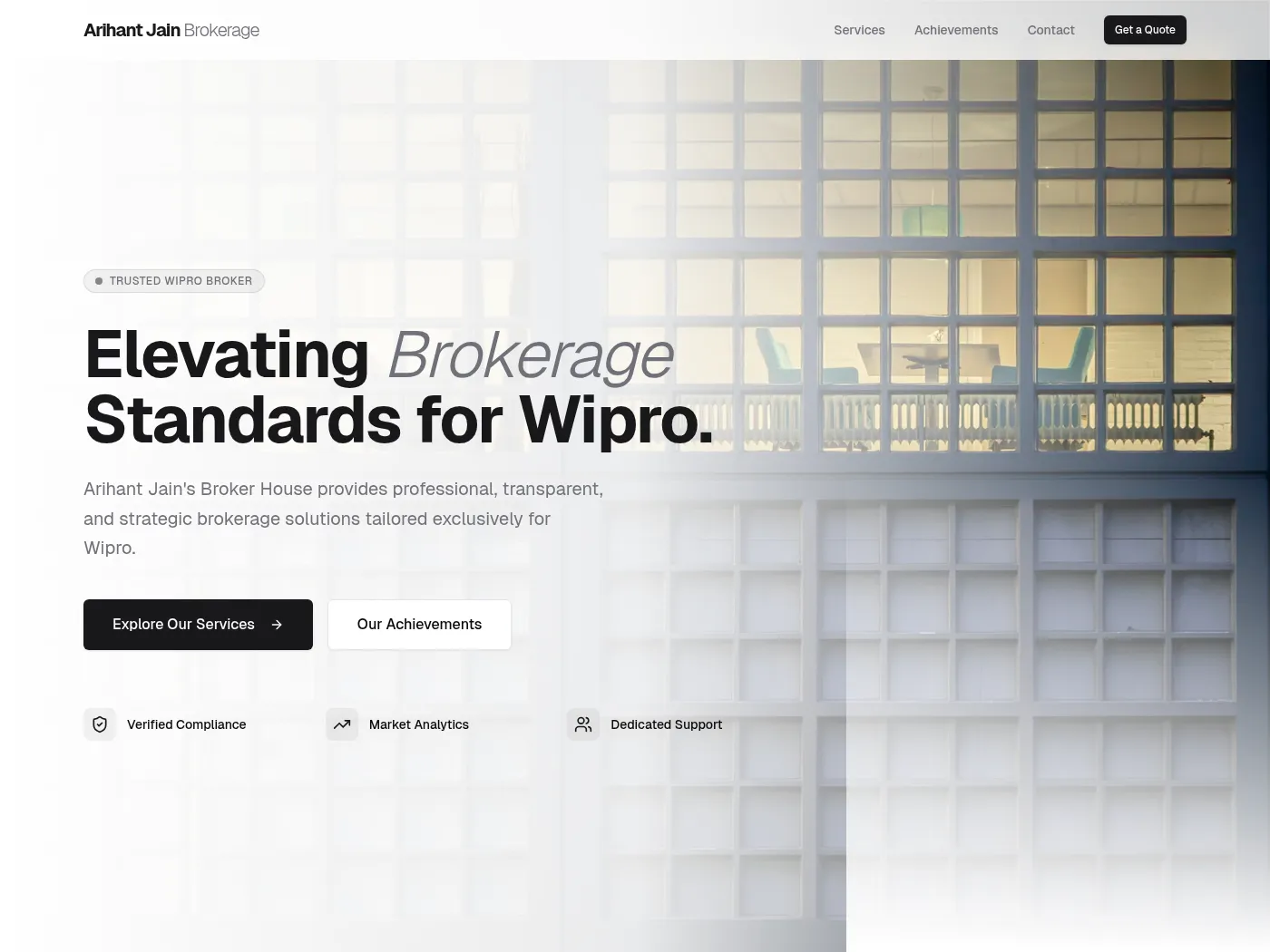 Wipro Broker Portfolio