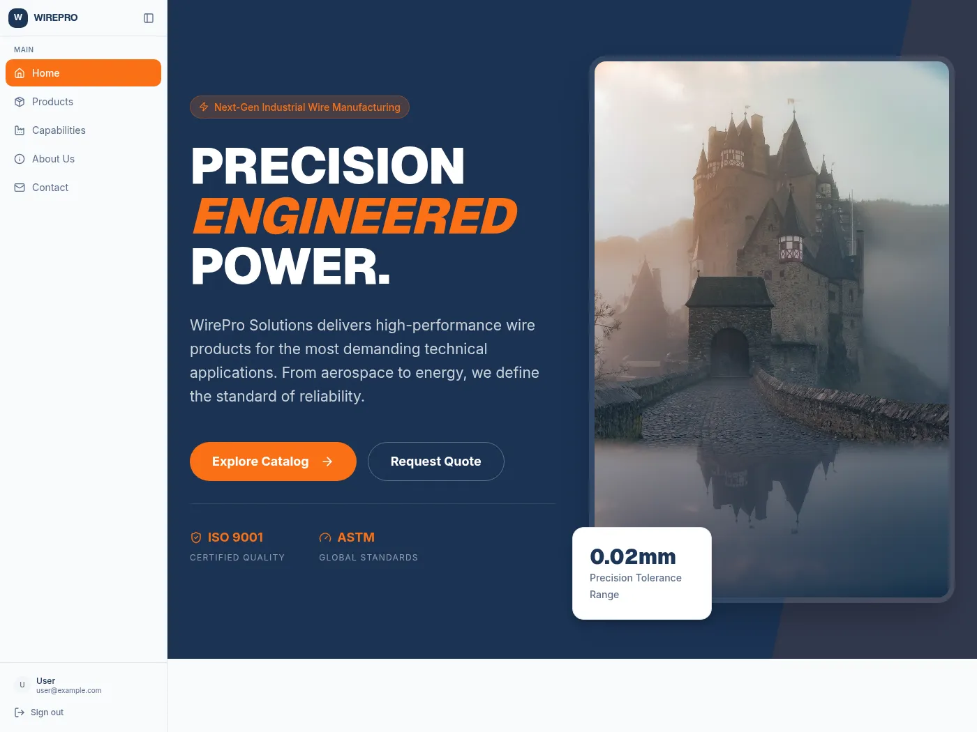 WirePro Website