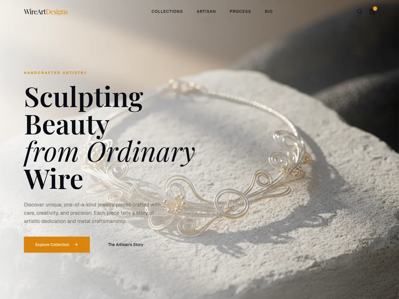 WireArt Designs Website