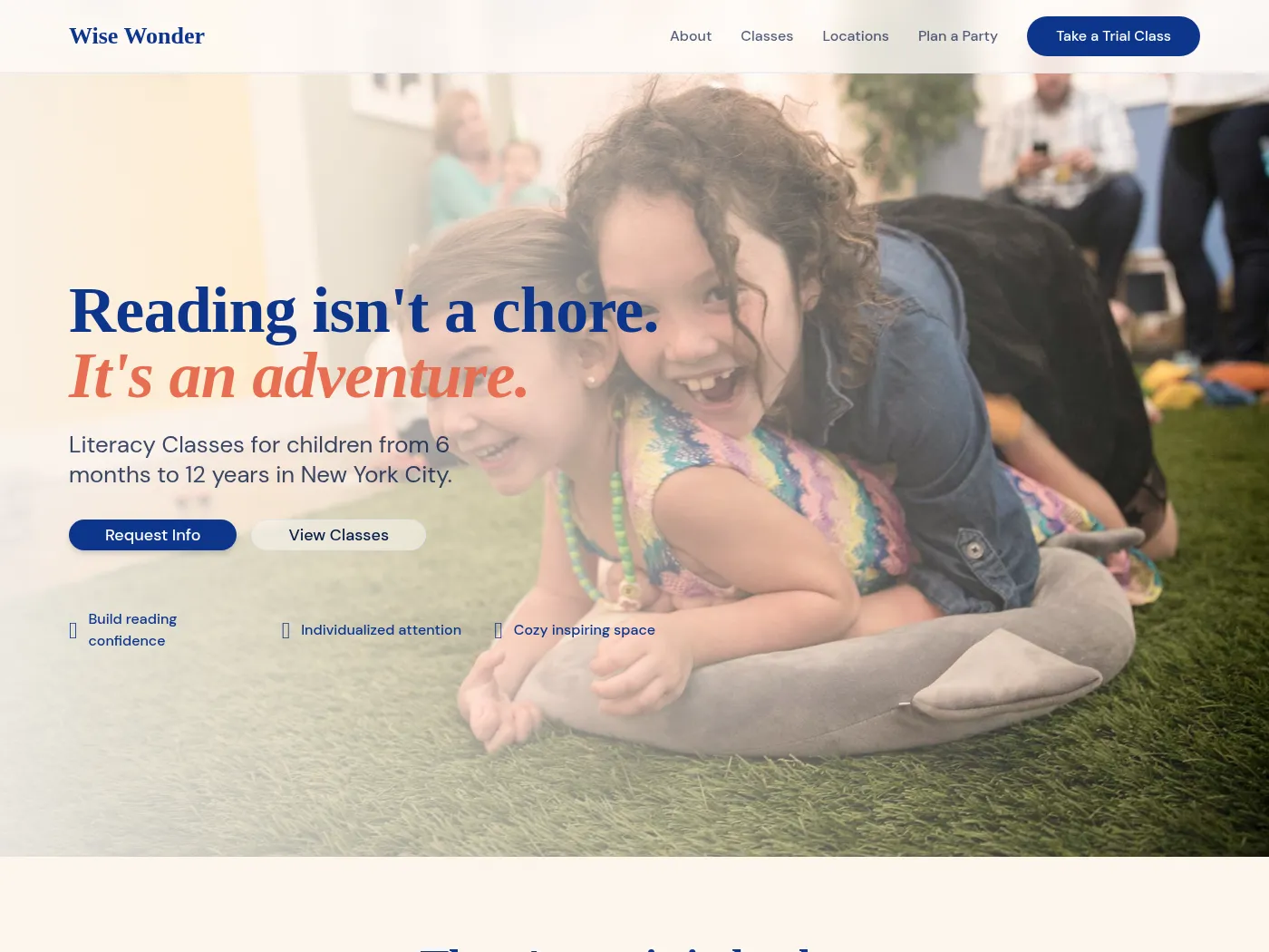 WiseWonder Web Clone