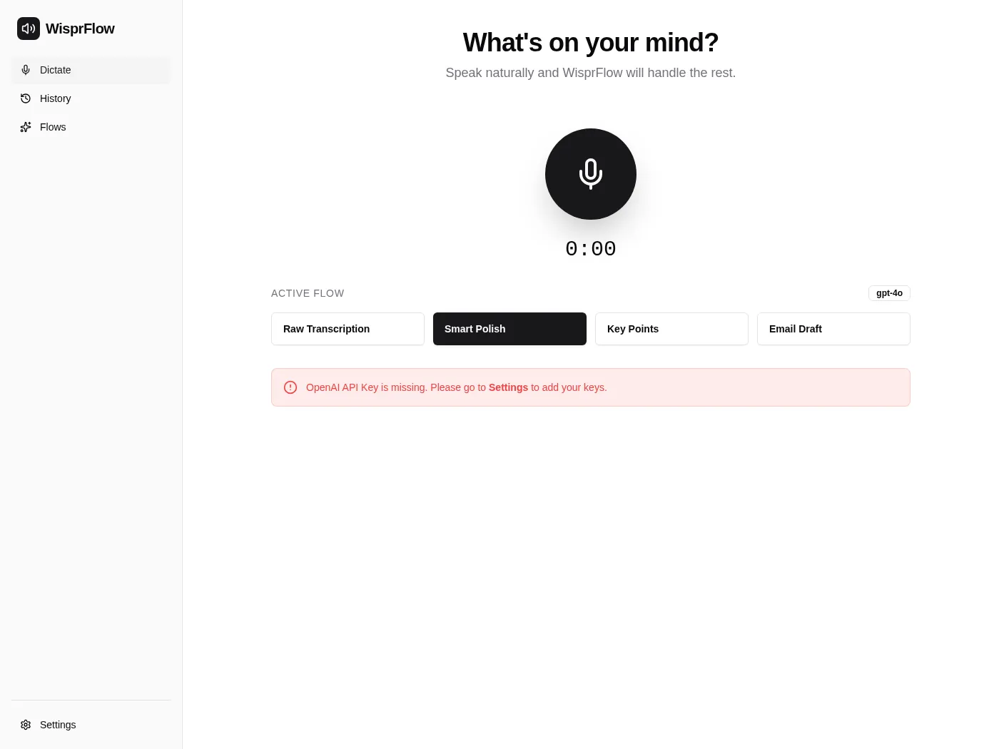 WisprFlow Clone