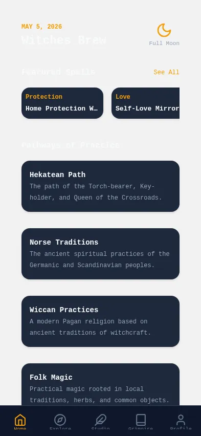Witches Brew App