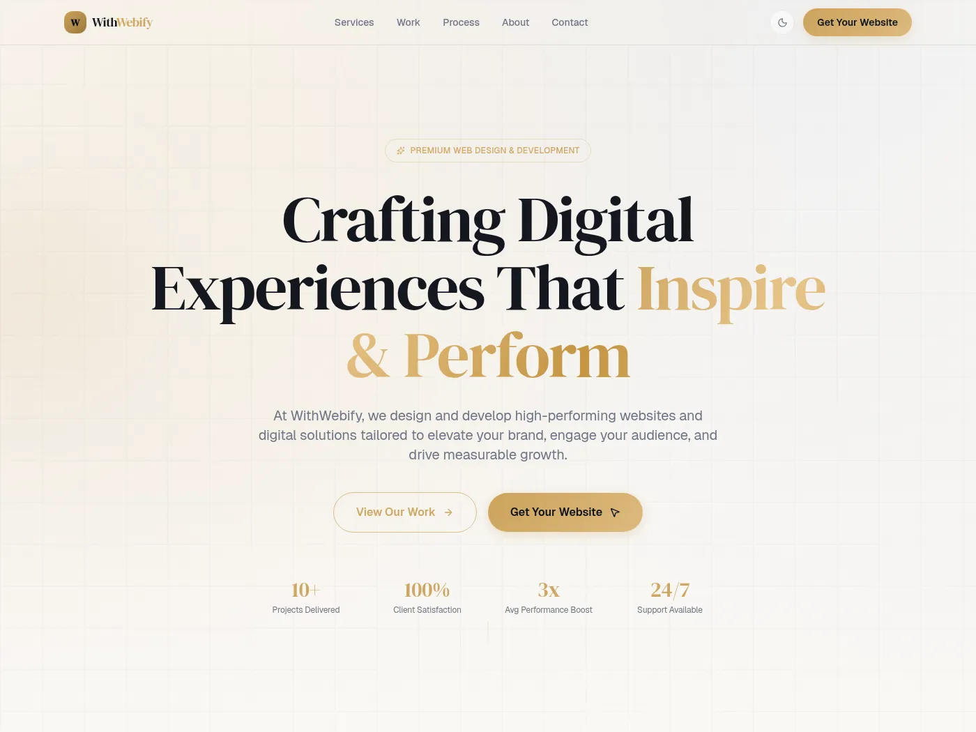 WithWebify Agency Site