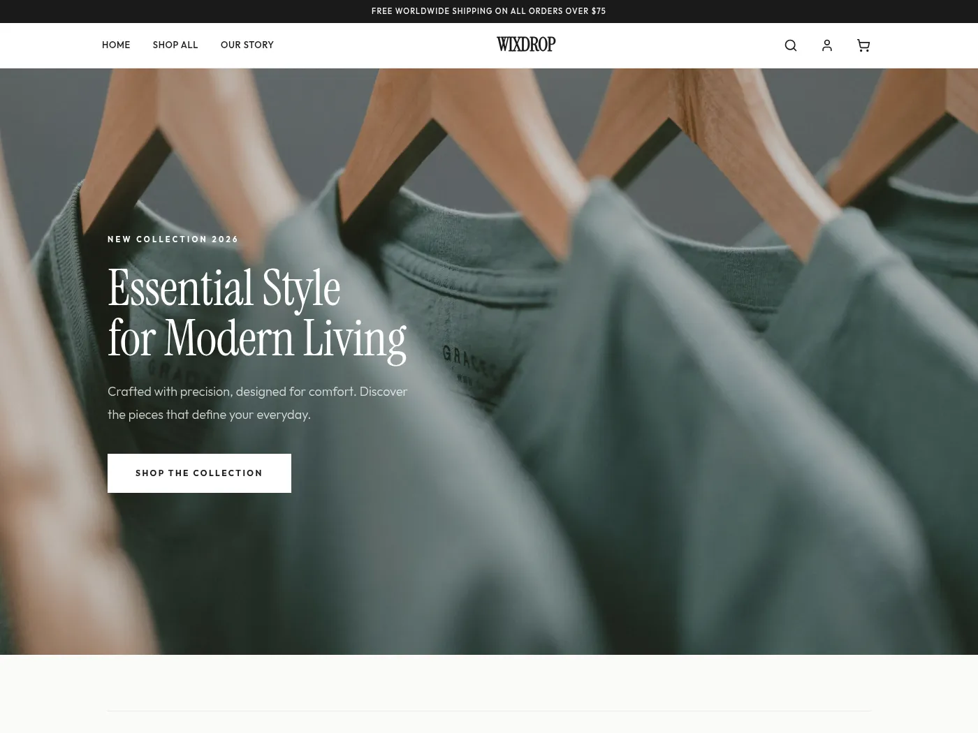 WixDrop Ecommerce Site