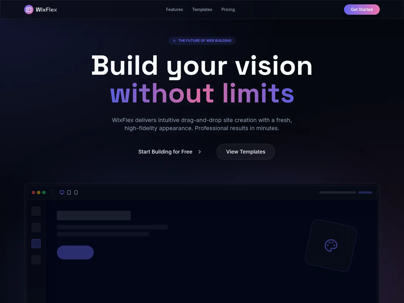 WixFlex Web Builder