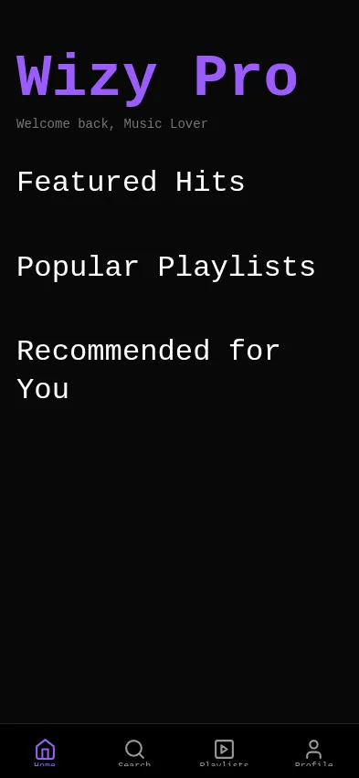Wizy Pro Music App