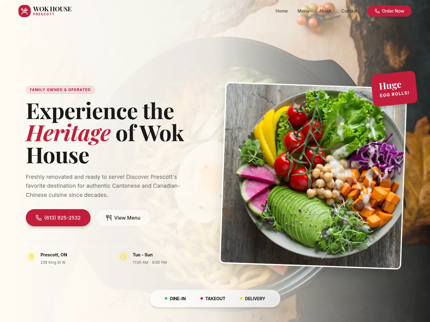 Wok House Restaurant Site