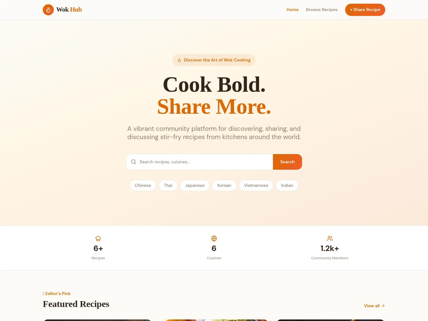 Wok Recipe Hub