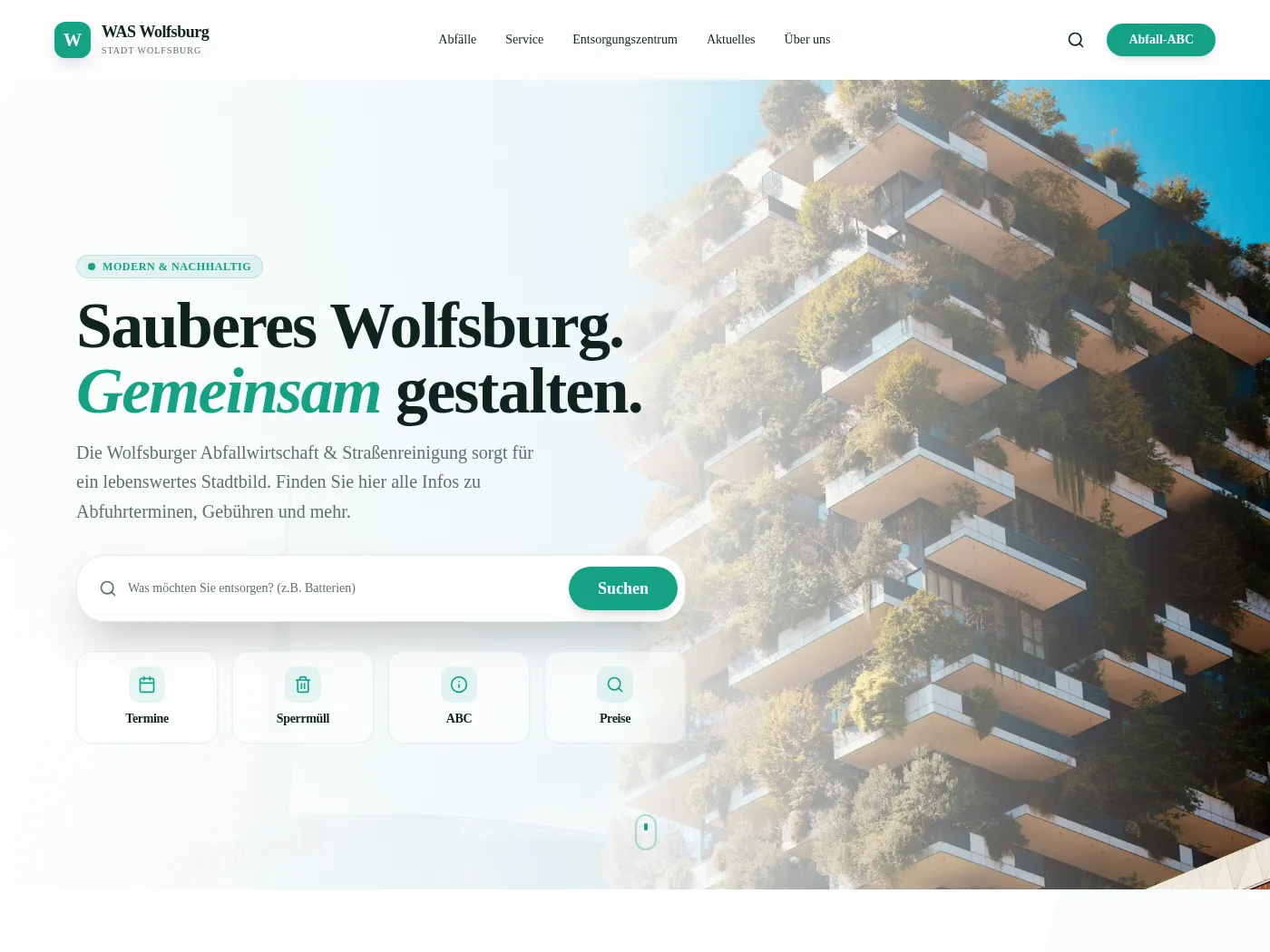 Wolfsburg Refresh Portal
