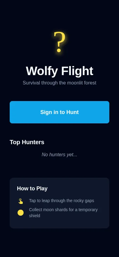 Wolfy Flight Mobile