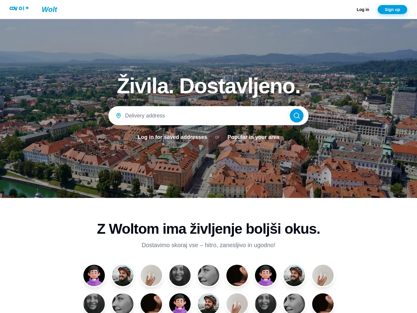 Wolt Slovenia Clone