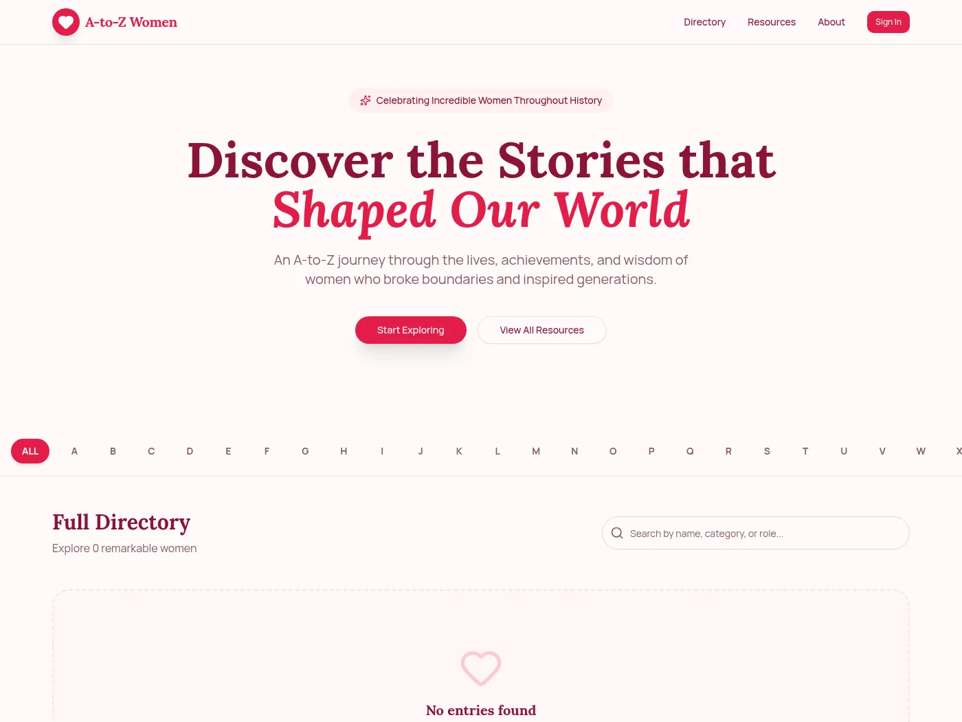 A-to-Z Women App