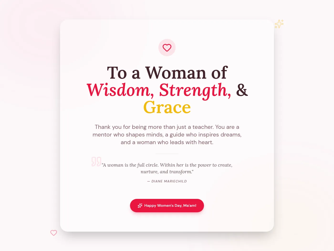 Women Tribute Slide