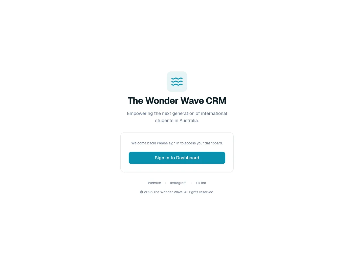 Wonder Wave CRM