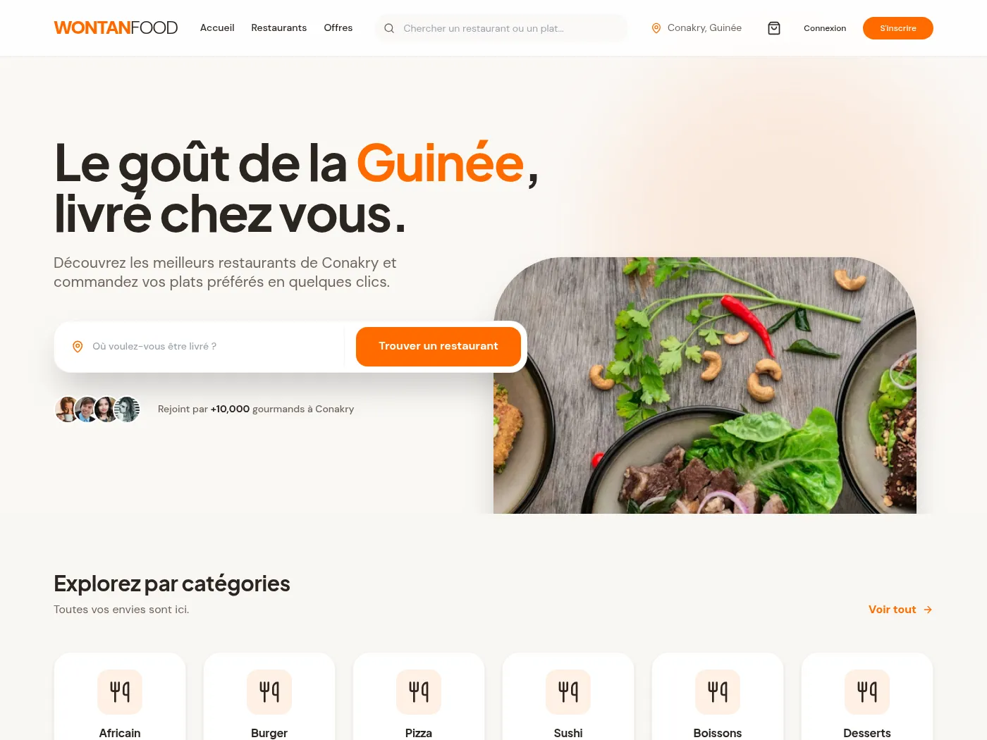 Wontan Food Platform