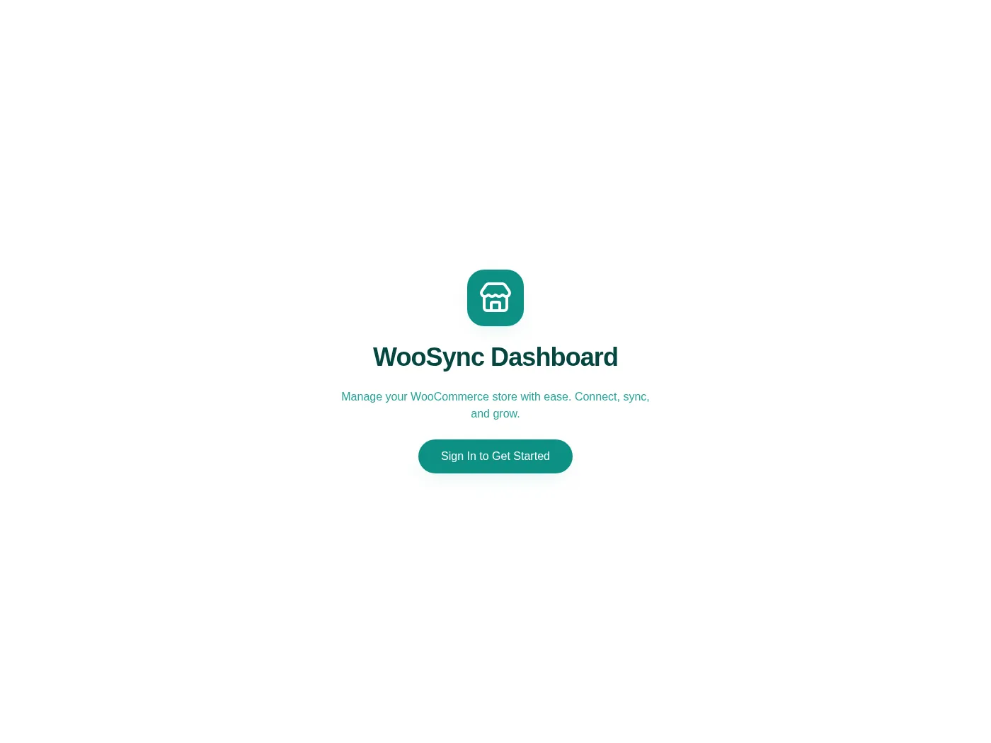 WooSync Dashboard