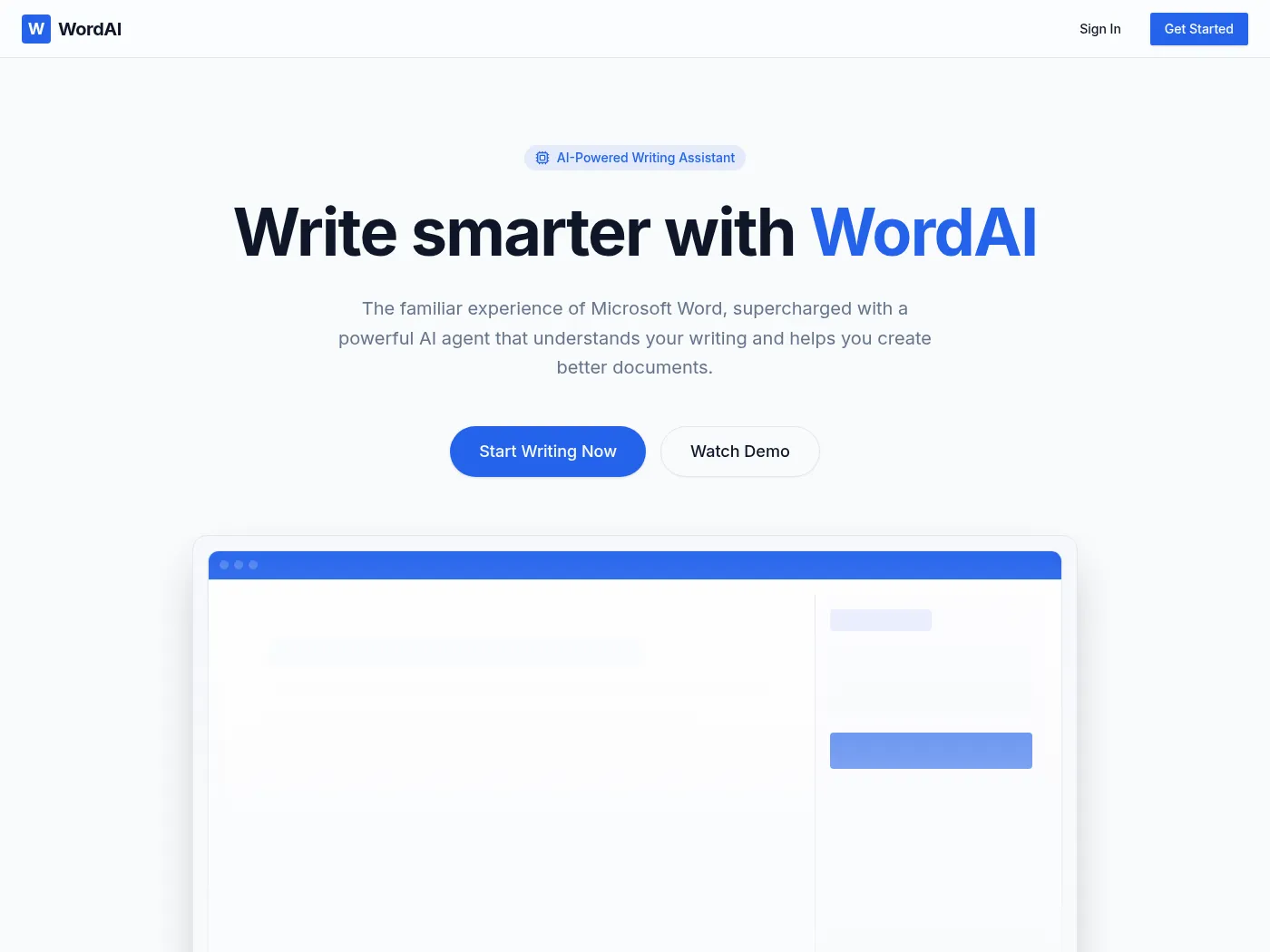 WordAI Editor