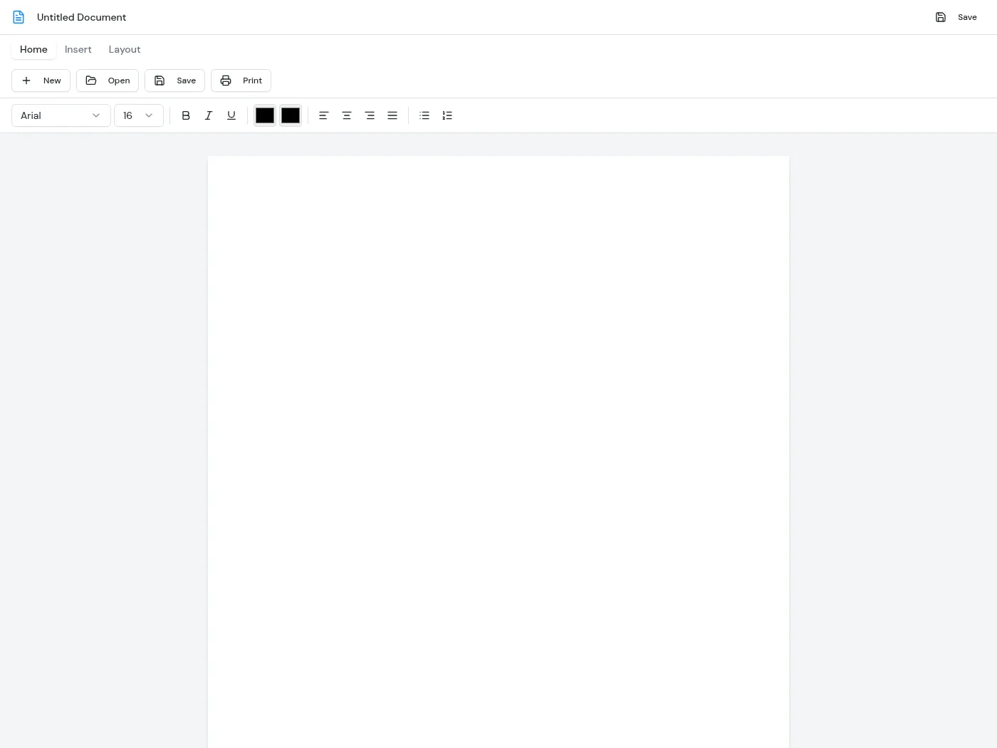 WordDoc Clone